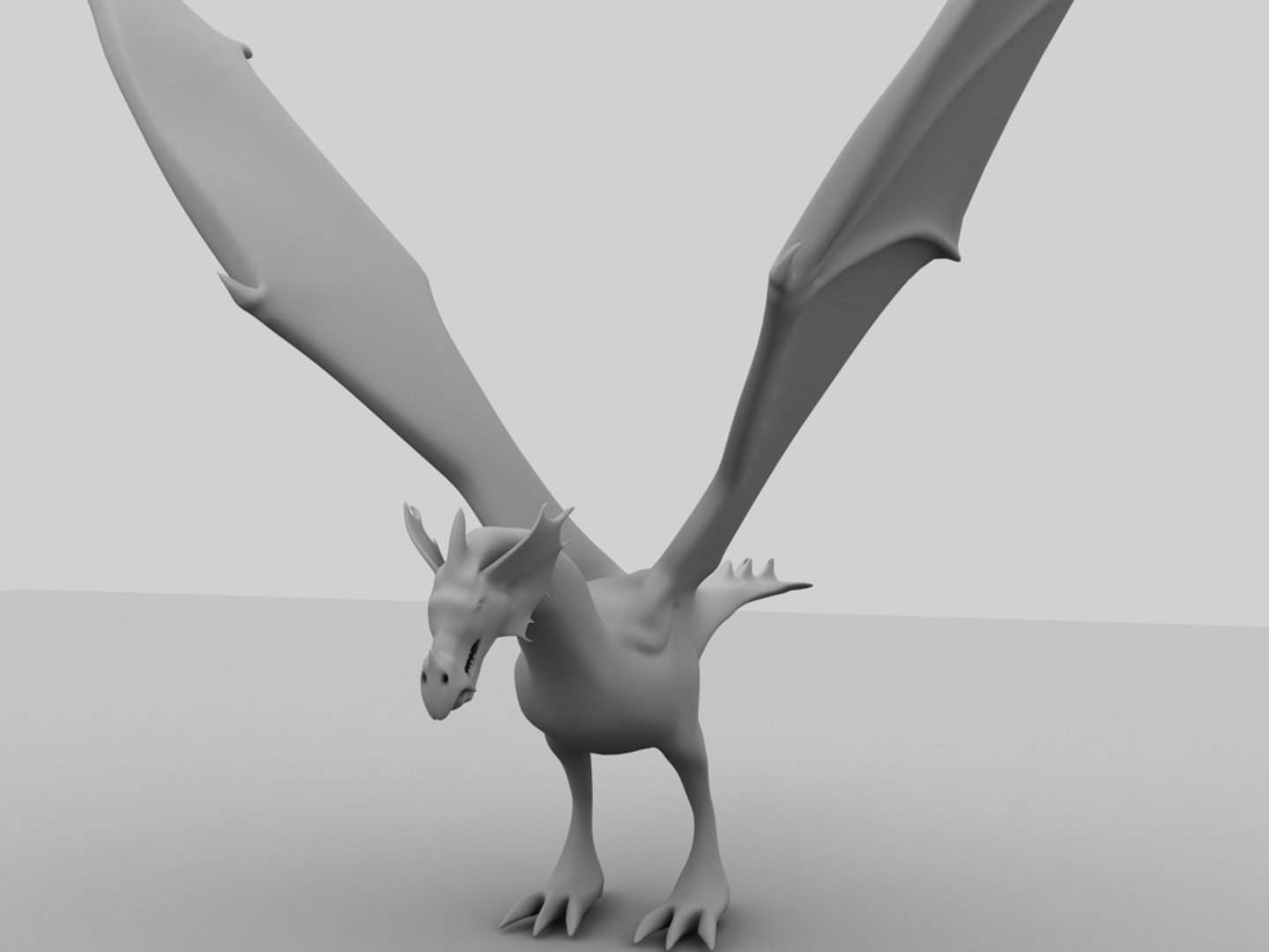 free dragon 3d model