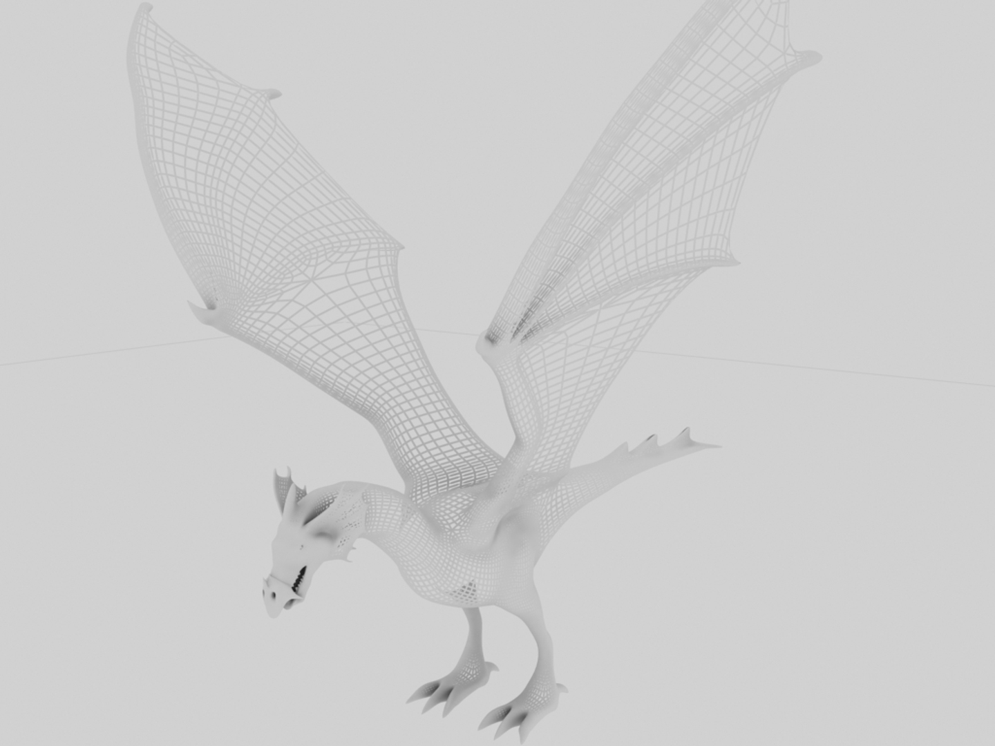 free dragon 3d model