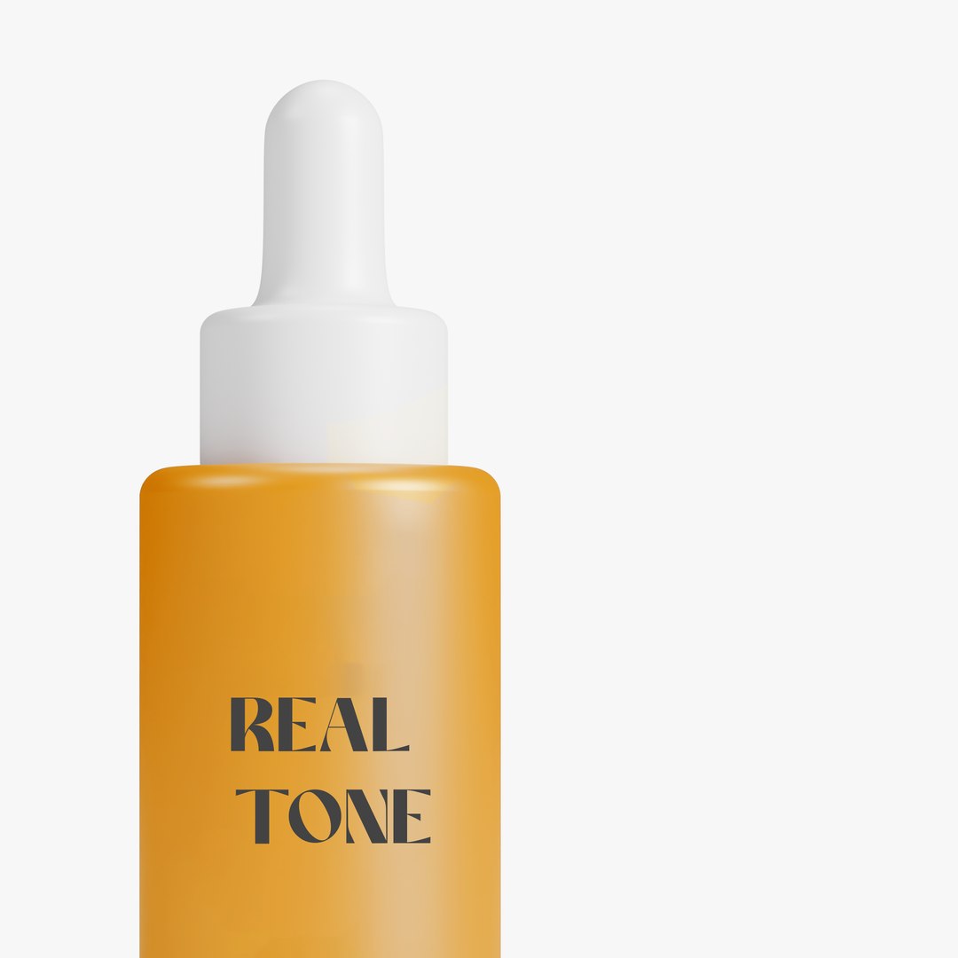 3D Bottle With Dropper- 3d Model Ready To Render In Blender FBX File ...