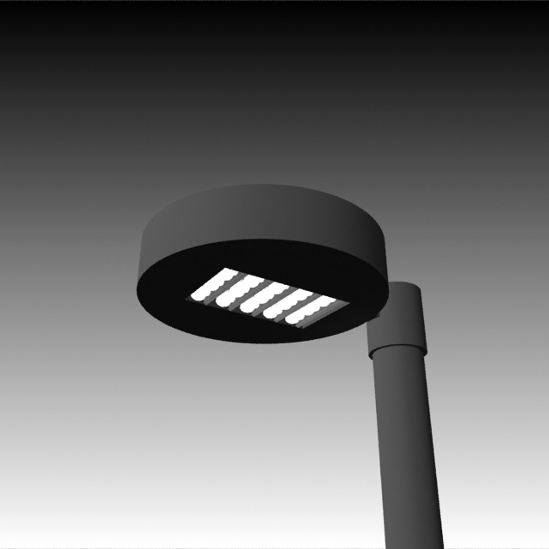 Led Street Lighting Pole 3d Model