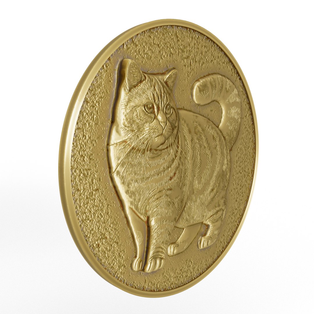 Bas-relief Cat 3D Model - TurboSquid 2391677