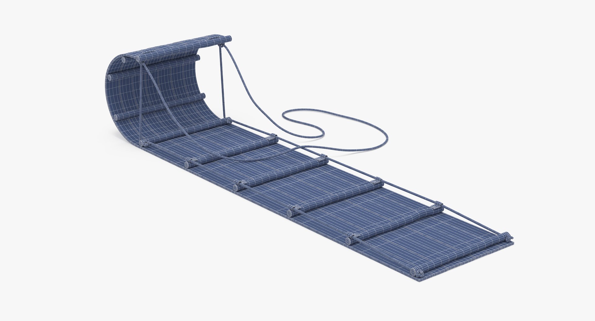 3d Model Toboggan Sled