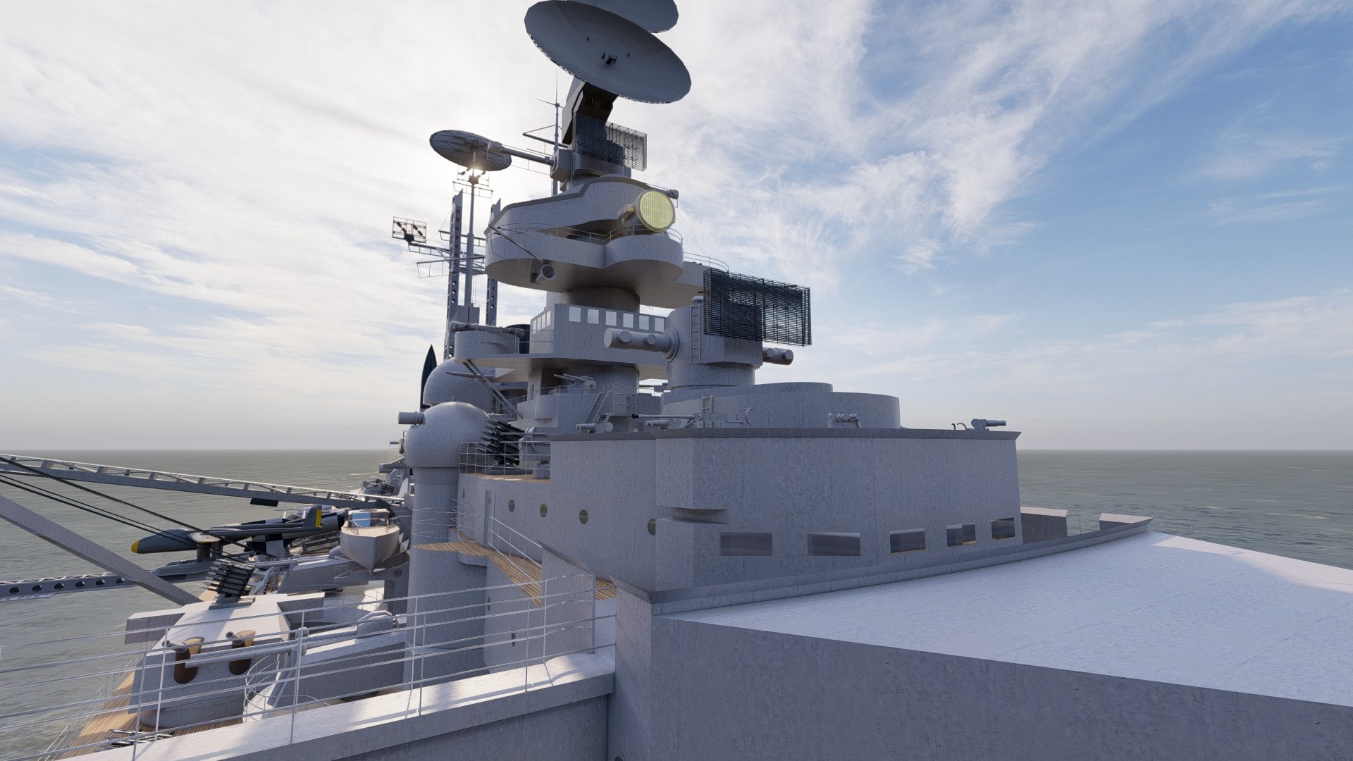 3D Model WW2 HEAVY CRUISER CLASS - TurboSquid 2263318