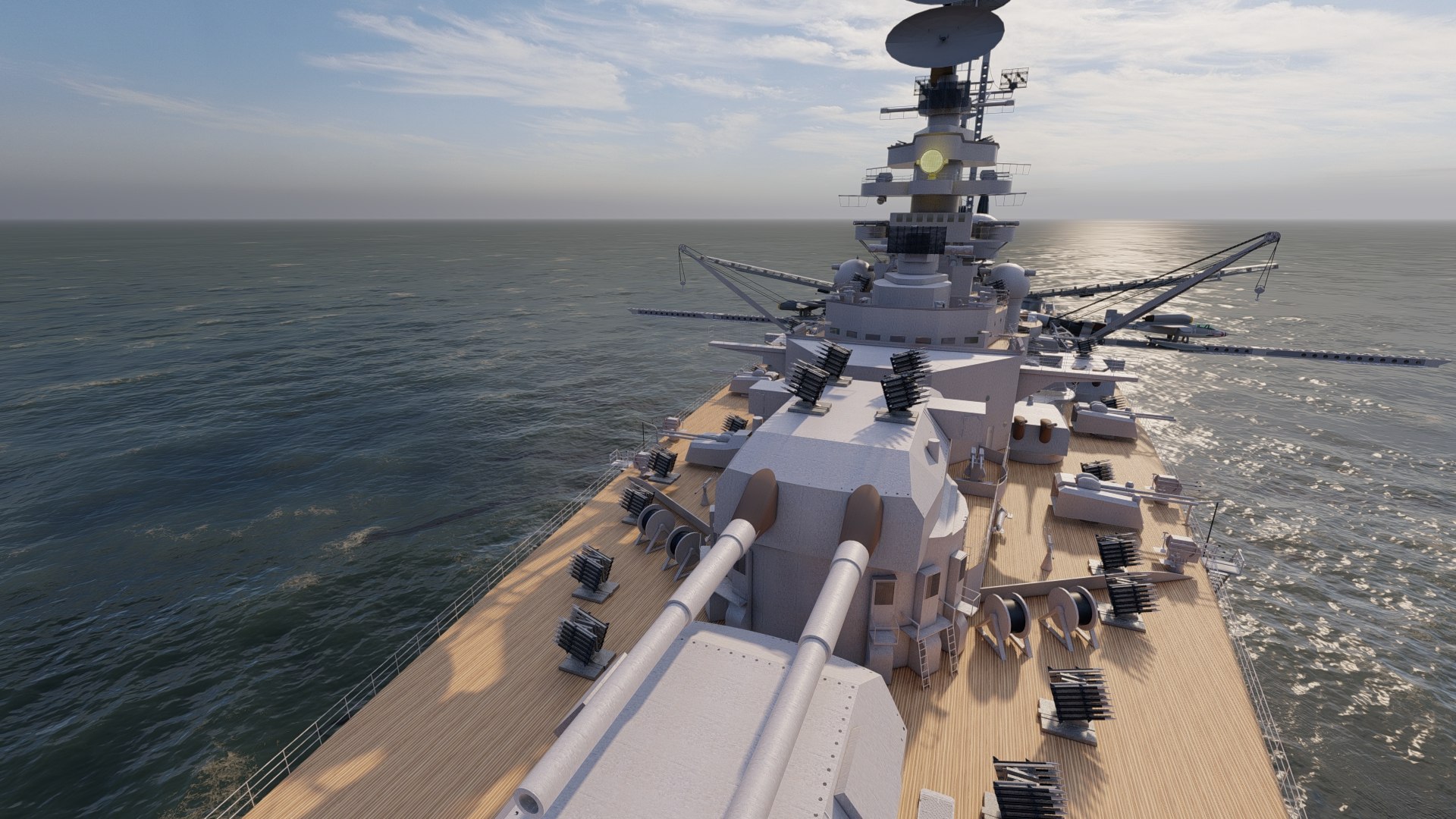 3D Model WW2 HEAVY CRUISER CLASS - TurboSquid 2263318