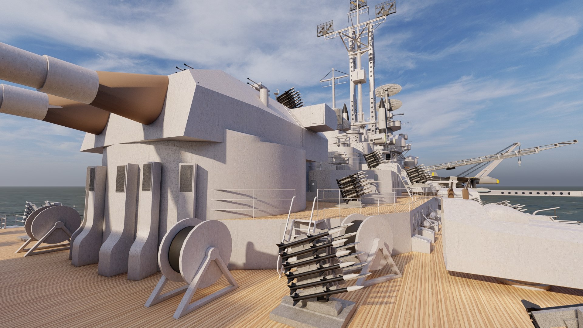 3D Model WW2 HEAVY CRUISER CLASS - TurboSquid 2263318