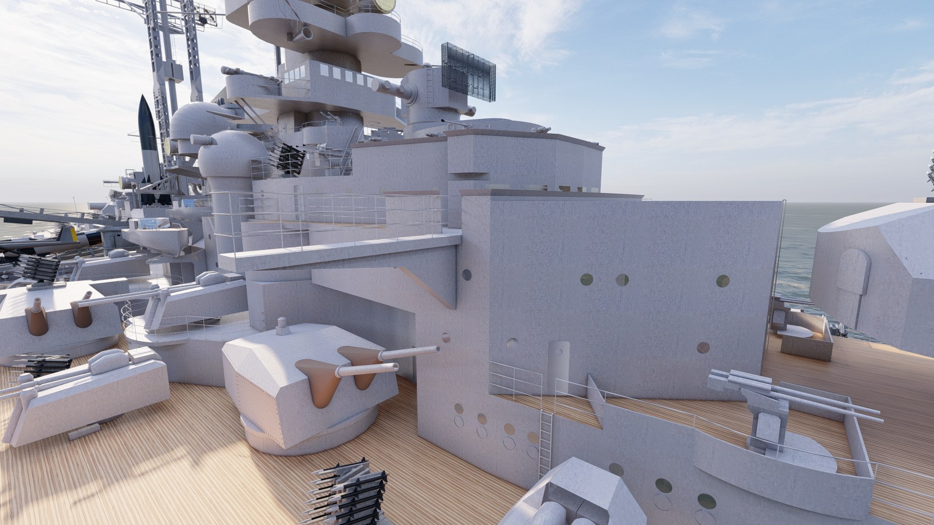 3D Model WW2 HEAVY CRUISER CLASS - TurboSquid 2263318