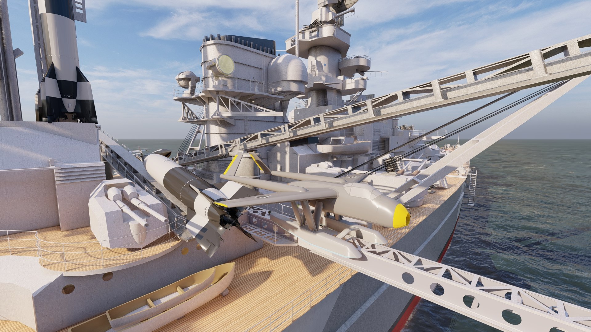 3D Model WW2 HEAVY CRUISER CLASS - TurboSquid 2263318