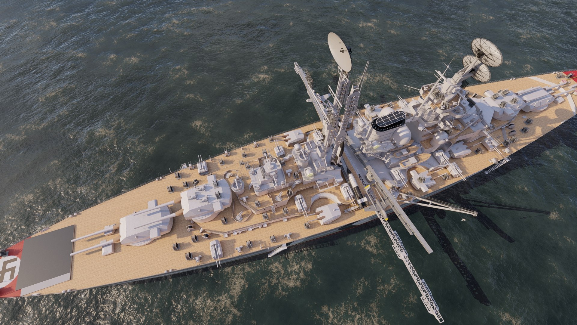 3D Model WW2 HEAVY CRUISER CLASS - TurboSquid 2263318