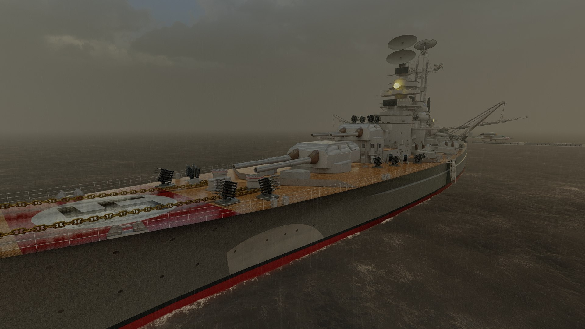 3D Model WW2 HEAVY CRUISER CLASS - TurboSquid 2263318