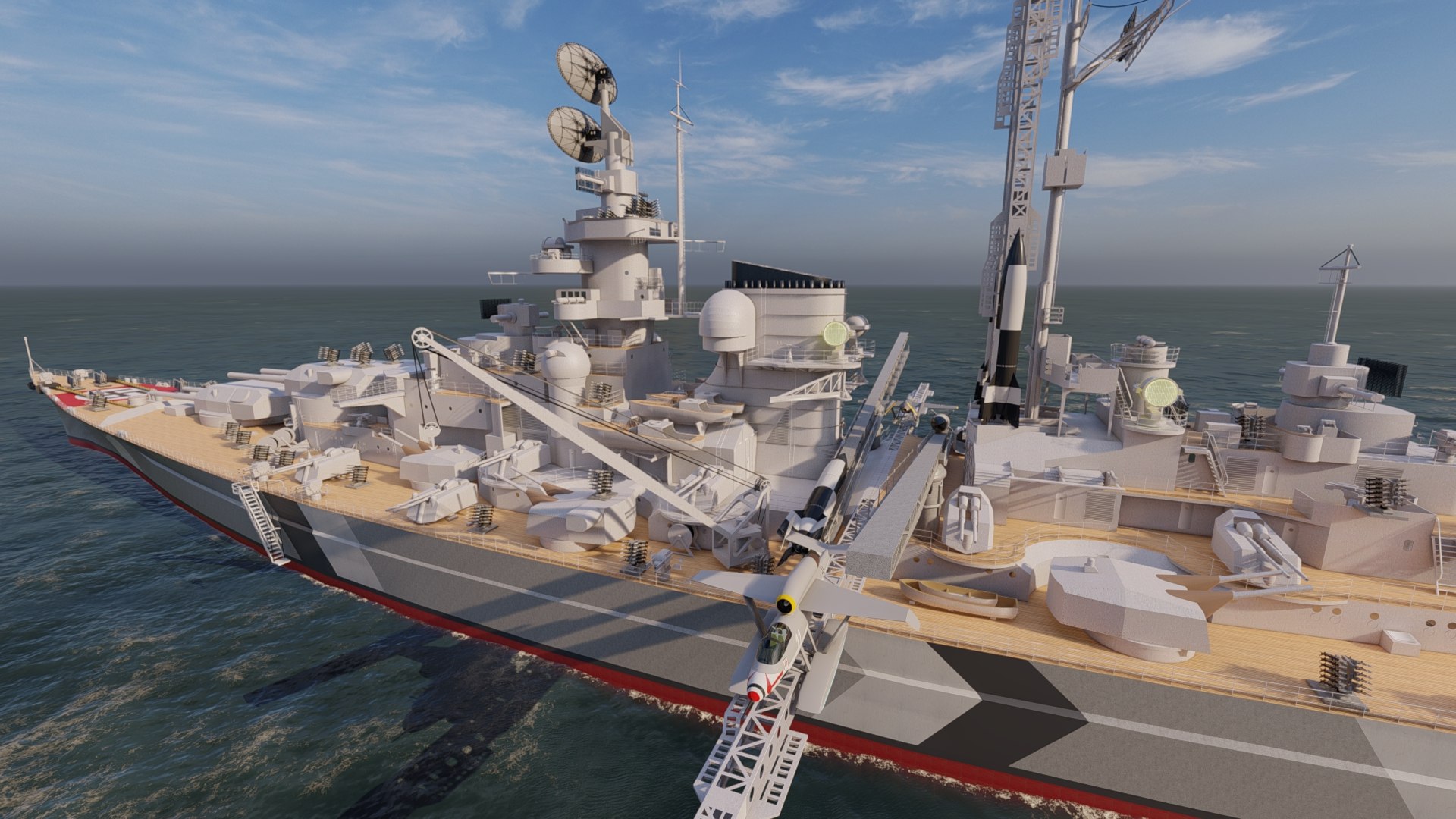 3D Model WW2 HEAVY CRUISER CLASS - TurboSquid 2263318