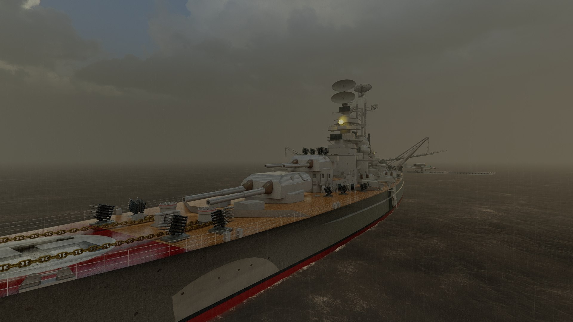 3D Model WW2 HEAVY CRUISER CLASS - TurboSquid 2263318