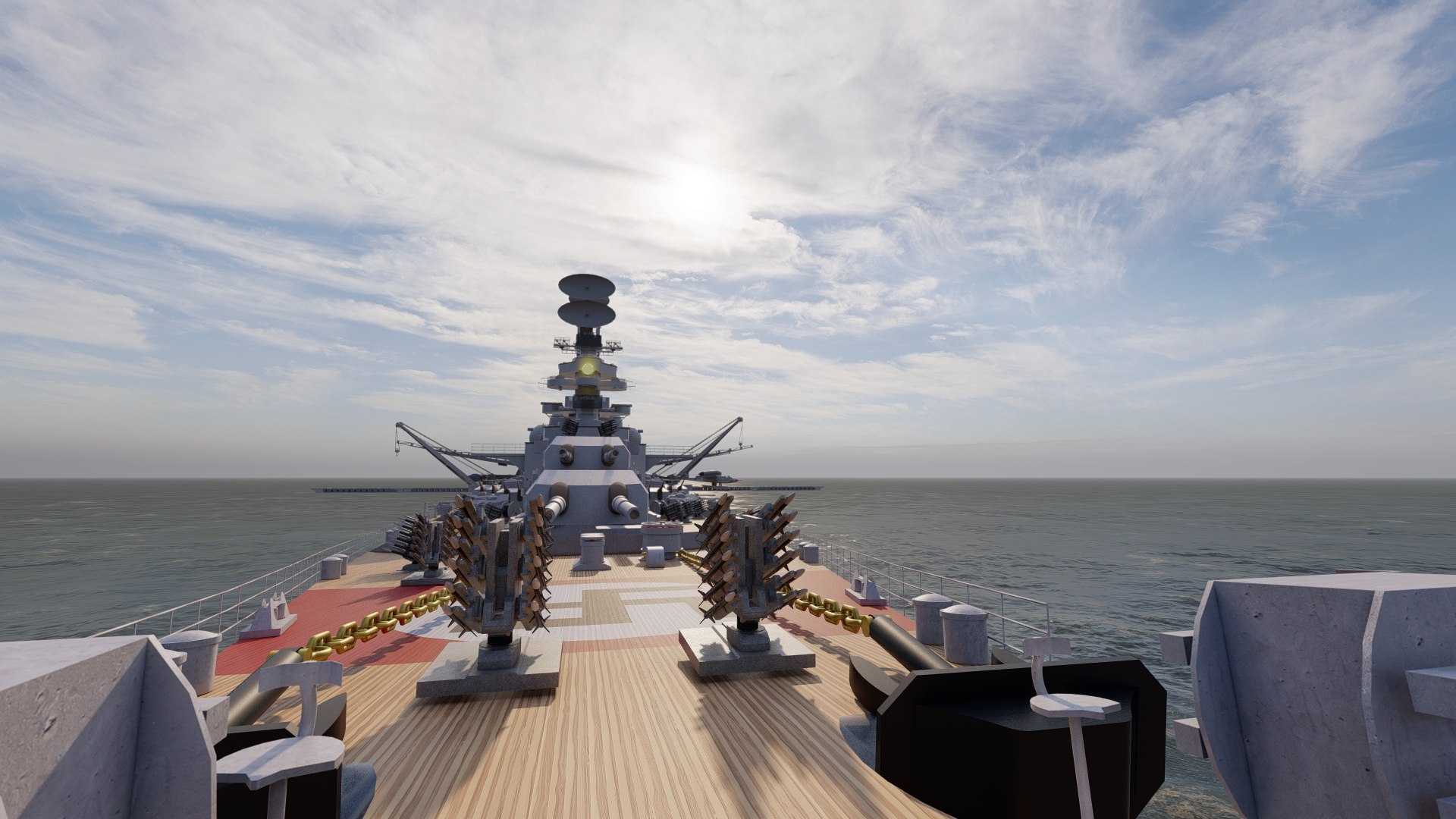 3D Model WW2 HEAVY CRUISER CLASS - TurboSquid 2263318