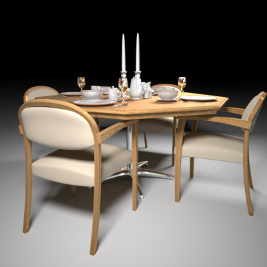 Maya Dinning Table Set Plate