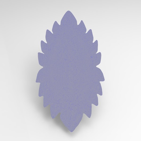 Leaf gemstone model - TurboSquid 1624527