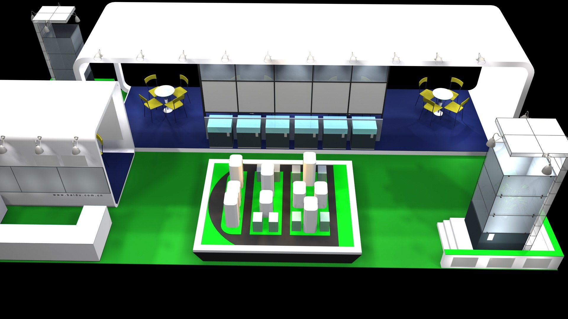 3 Side Open Stand 3D Model - TurboSquid 1995311