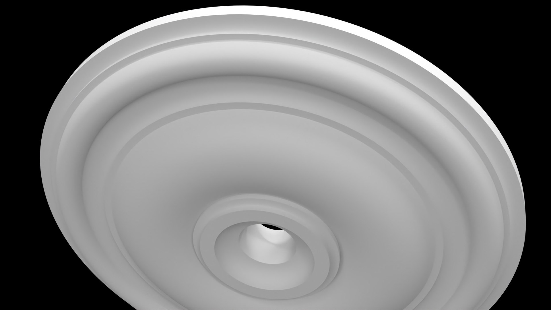 3D Model Ceiling Sockets Gypsum Plaster DR87 - TurboSquid 2024033