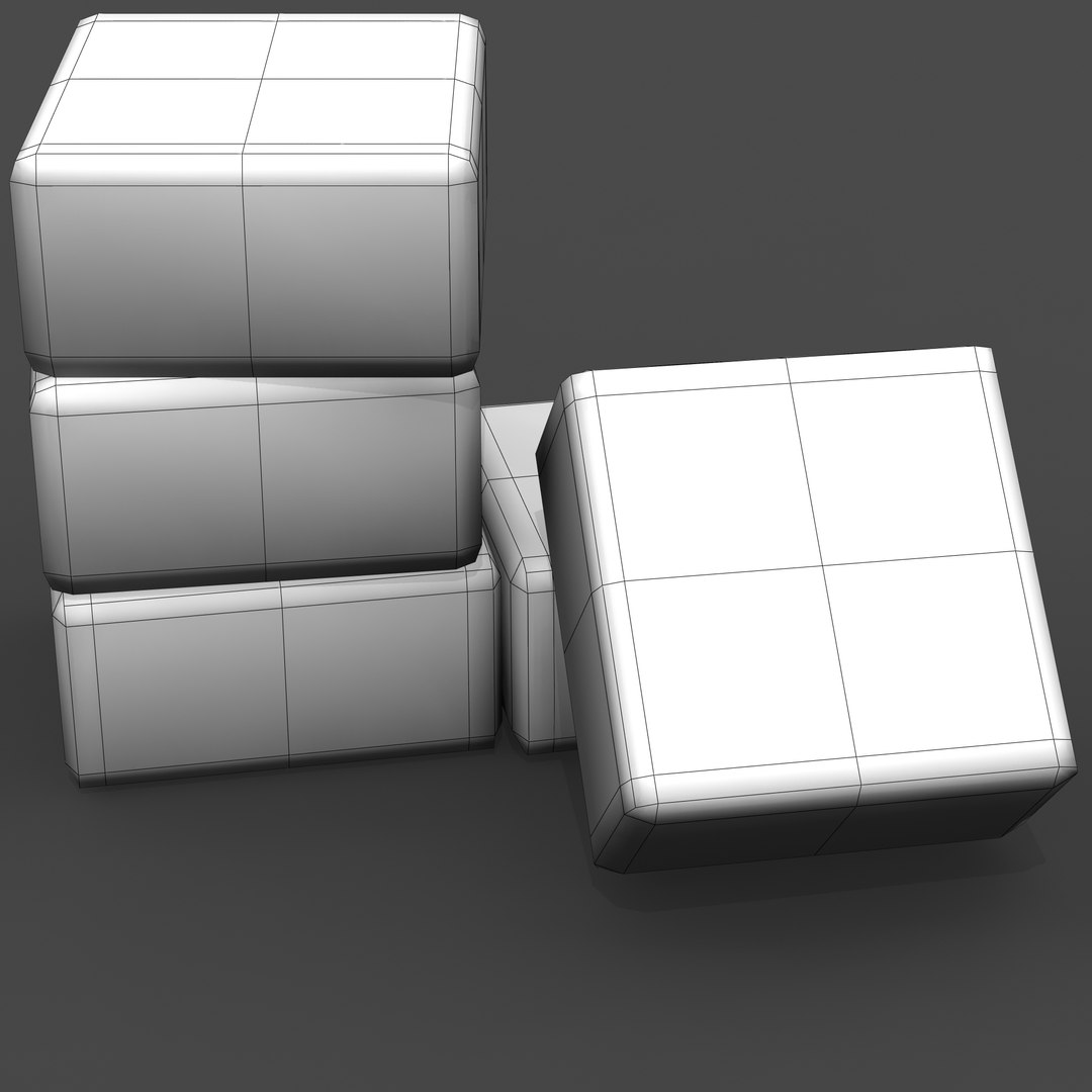 Pet Bales Bottles 3d Model