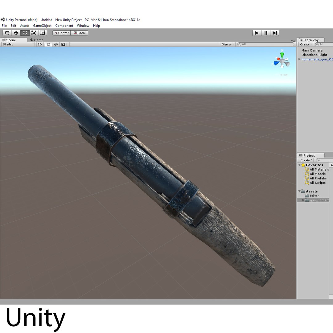 Homemade Gun 3d Max