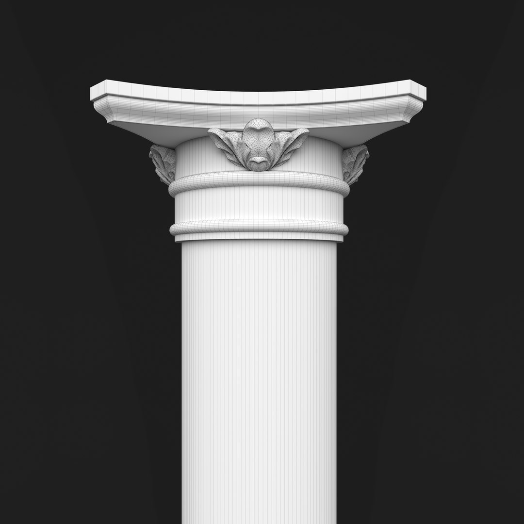 3D Column Decorative 25 - TurboSquid 2400655