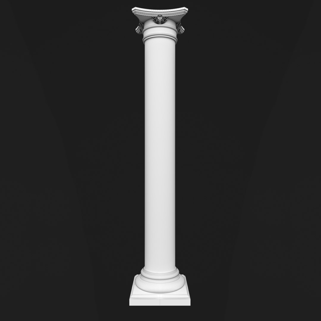 3D Column Decorative 25 - TurboSquid 2400655
