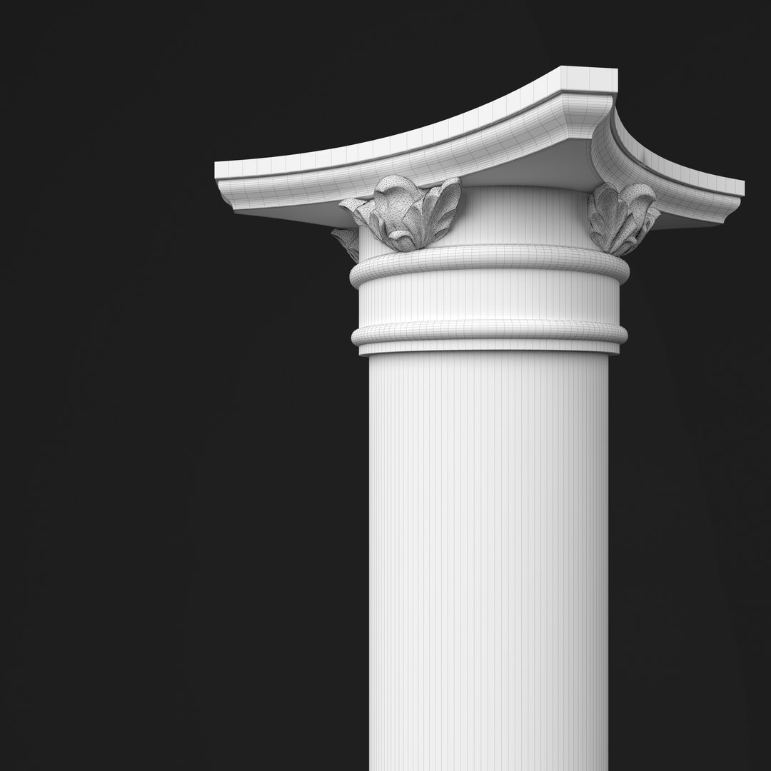 3D Column Decorative 25 - TurboSquid 2400655