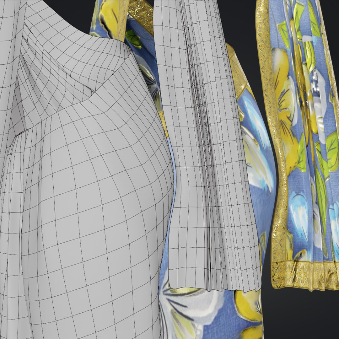 Indian Saree With Texture 3D Model - TurboSquid 2029398
