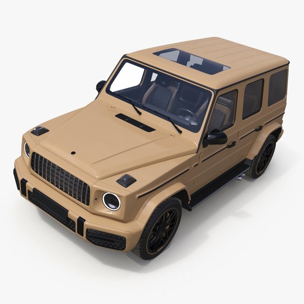 modelo 3d SUV de lujo genérico beige - TurboSquid 2339143