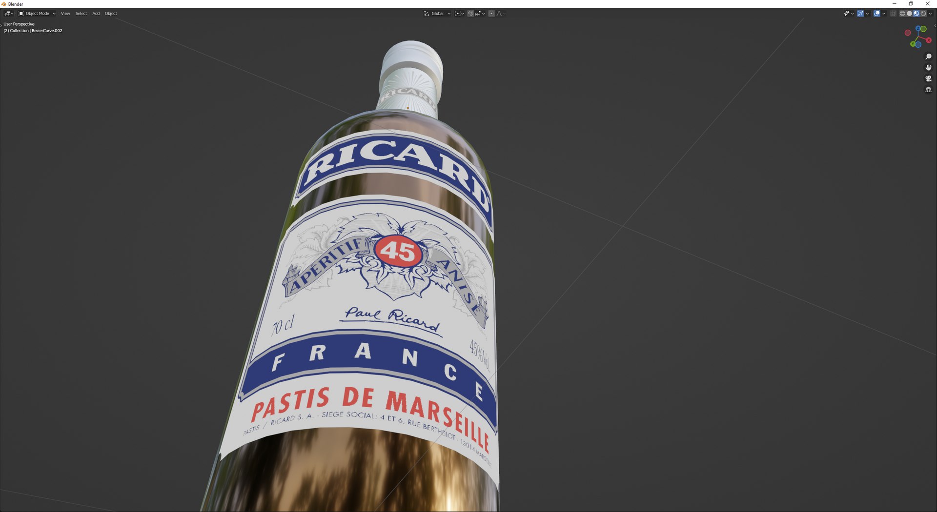Free 3D Ricard Share Model - TurboSquid 2031416