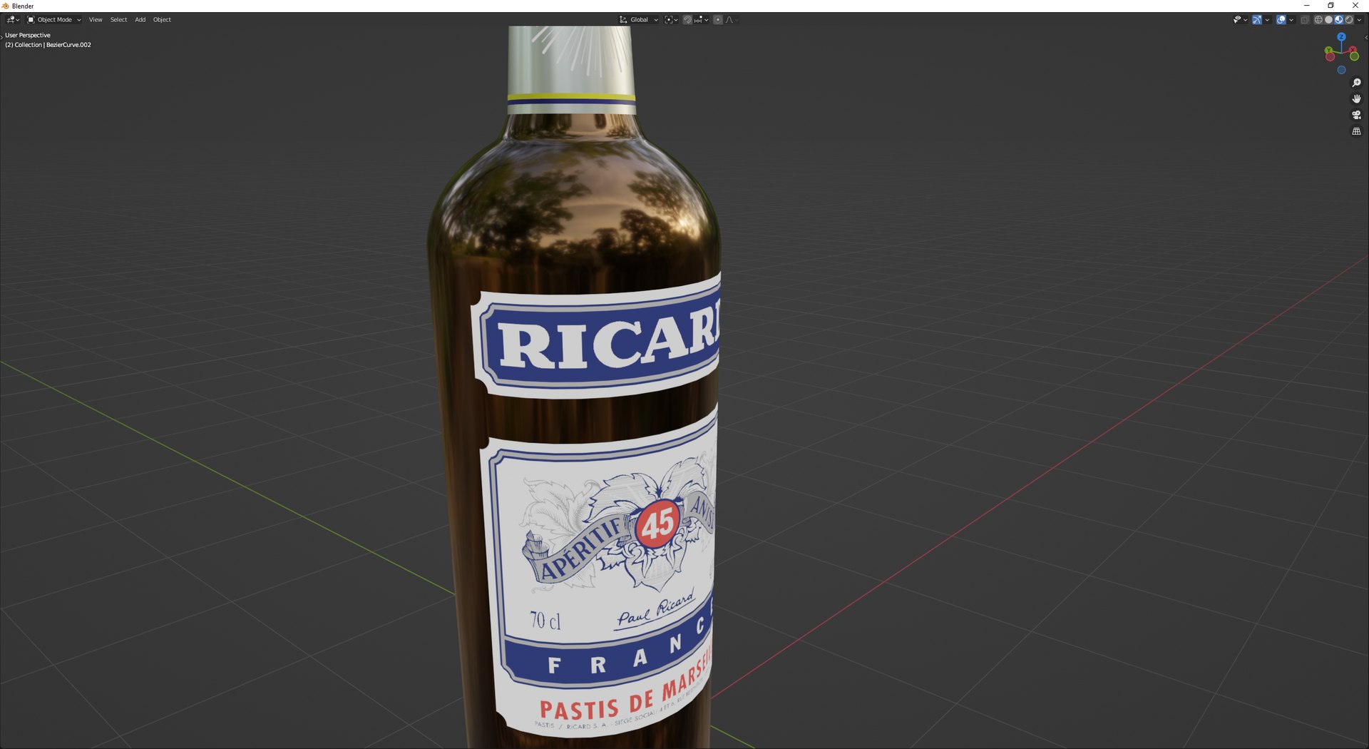 Free 3D Ricard Share Model - TurboSquid 2031416