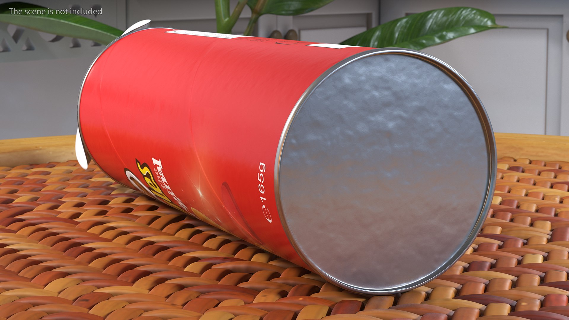 Open Pringles Original Potato Chips Can 3D model - TurboSquid 1796861