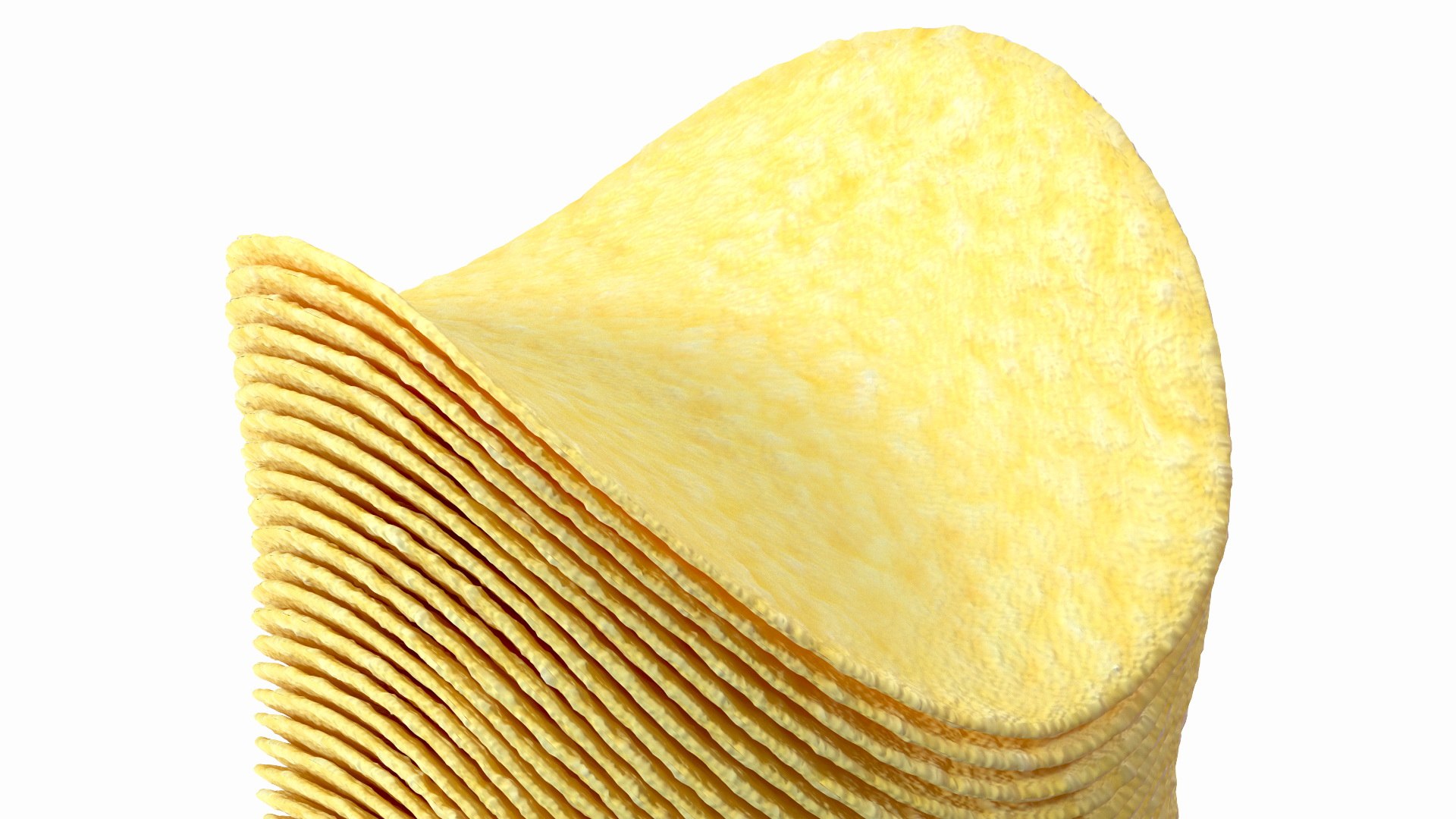 Open Pringles Original Potato Chips Can 3D model - TurboSquid 1796861