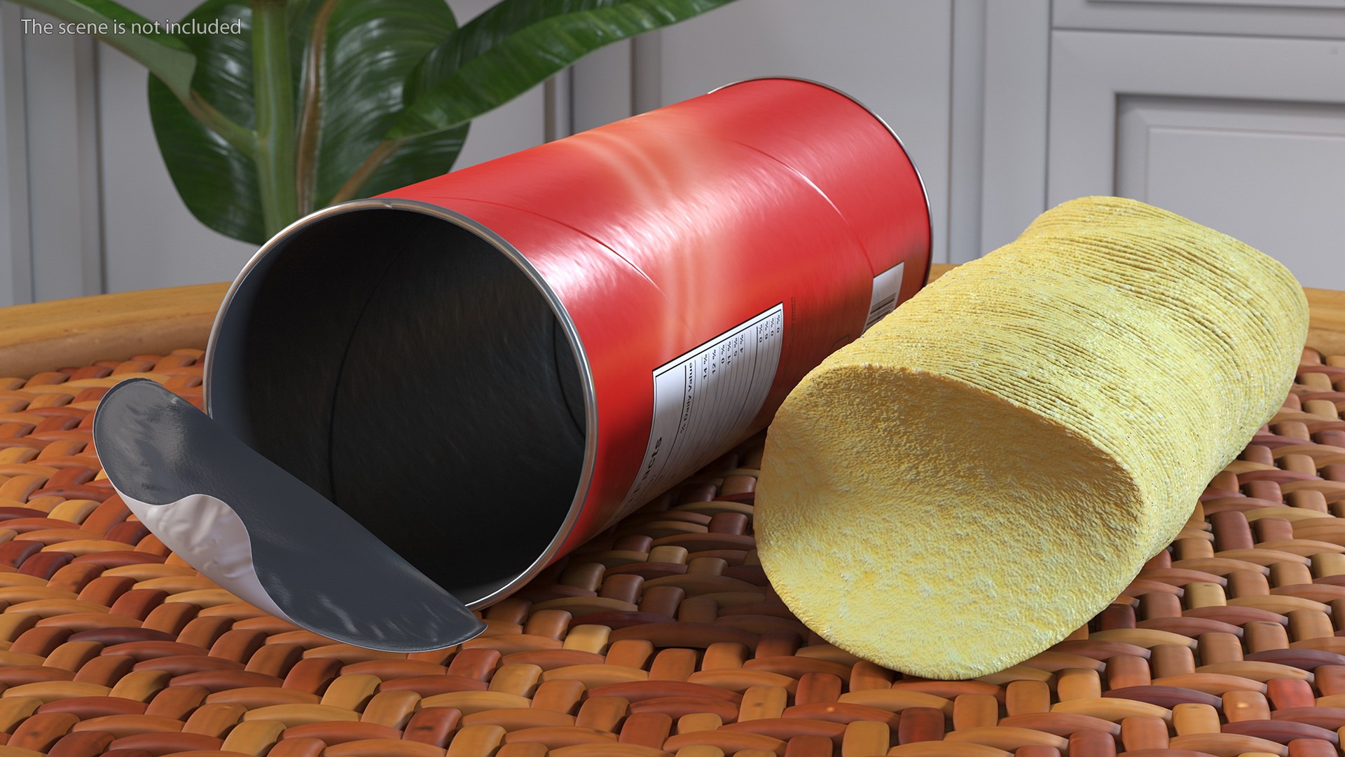 Open Pringles Original Potato Chips Can 3D model - TurboSquid 1796861