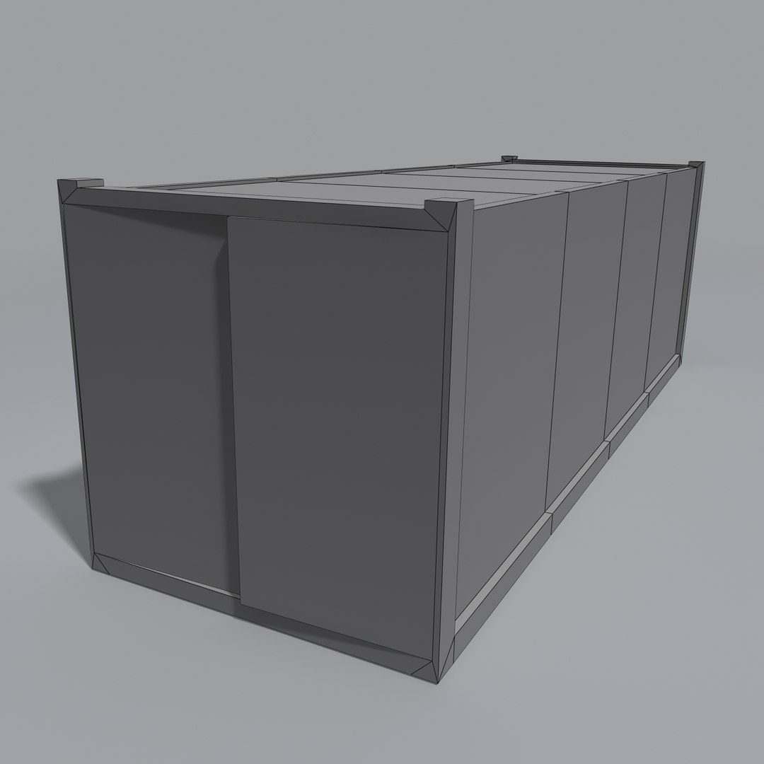 3d Freight Container