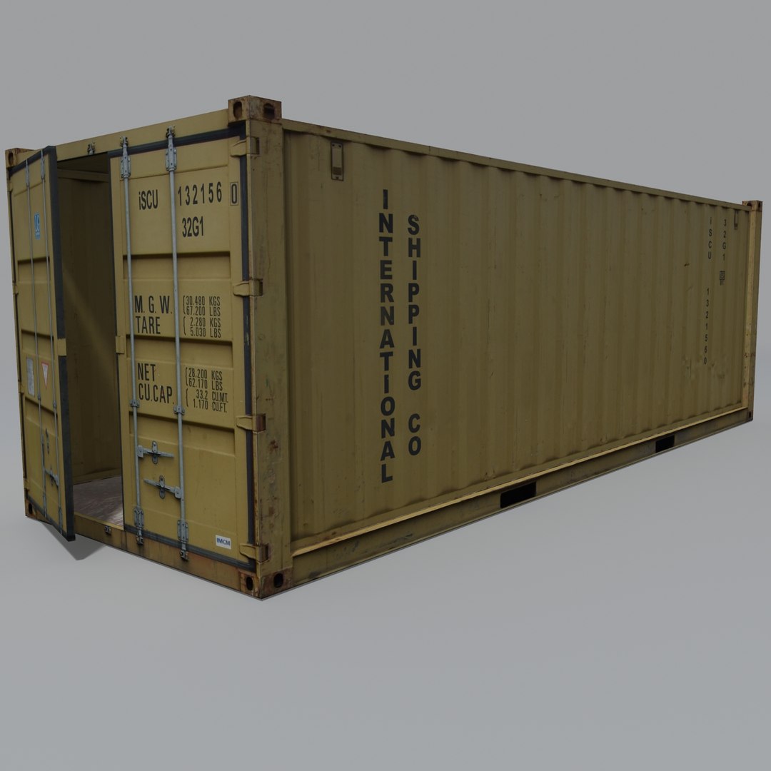 3d Freight Container