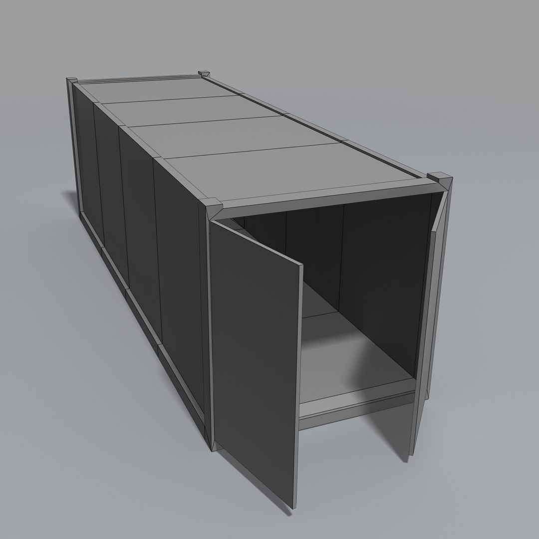 3d Freight Container