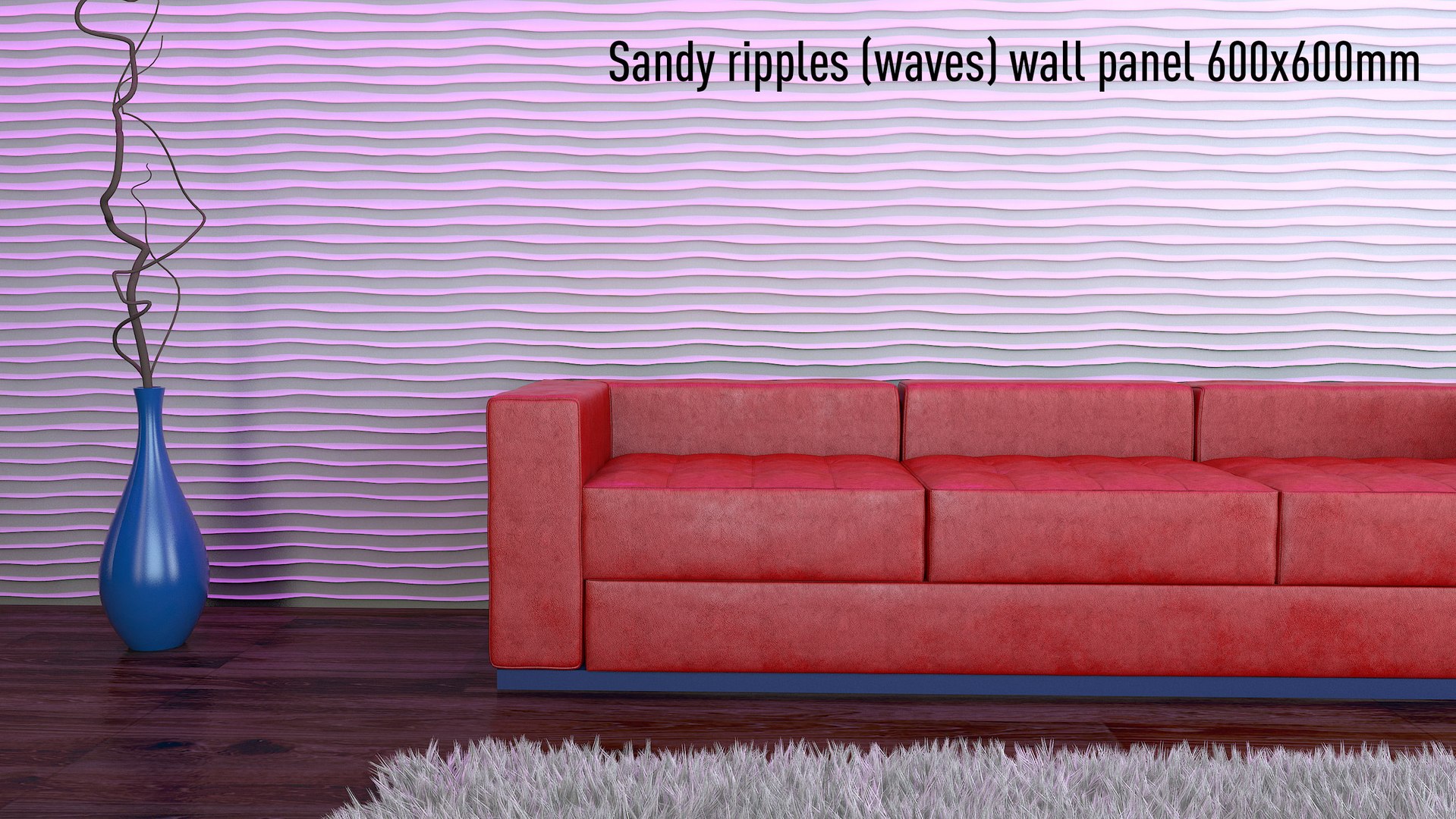 Wall Panel Sandy Ripples 3D Model - TurboSquid 1382820