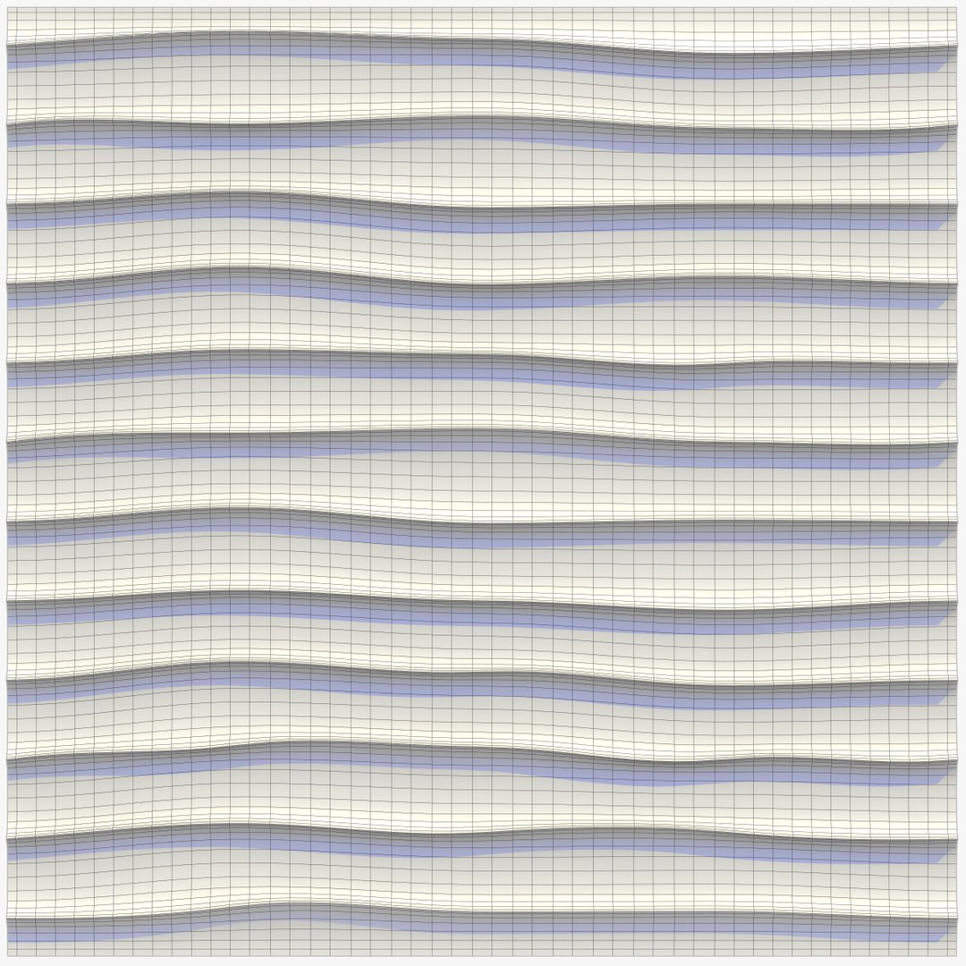 Wall Panel Sandy Ripples 3D Model - TurboSquid 1382820