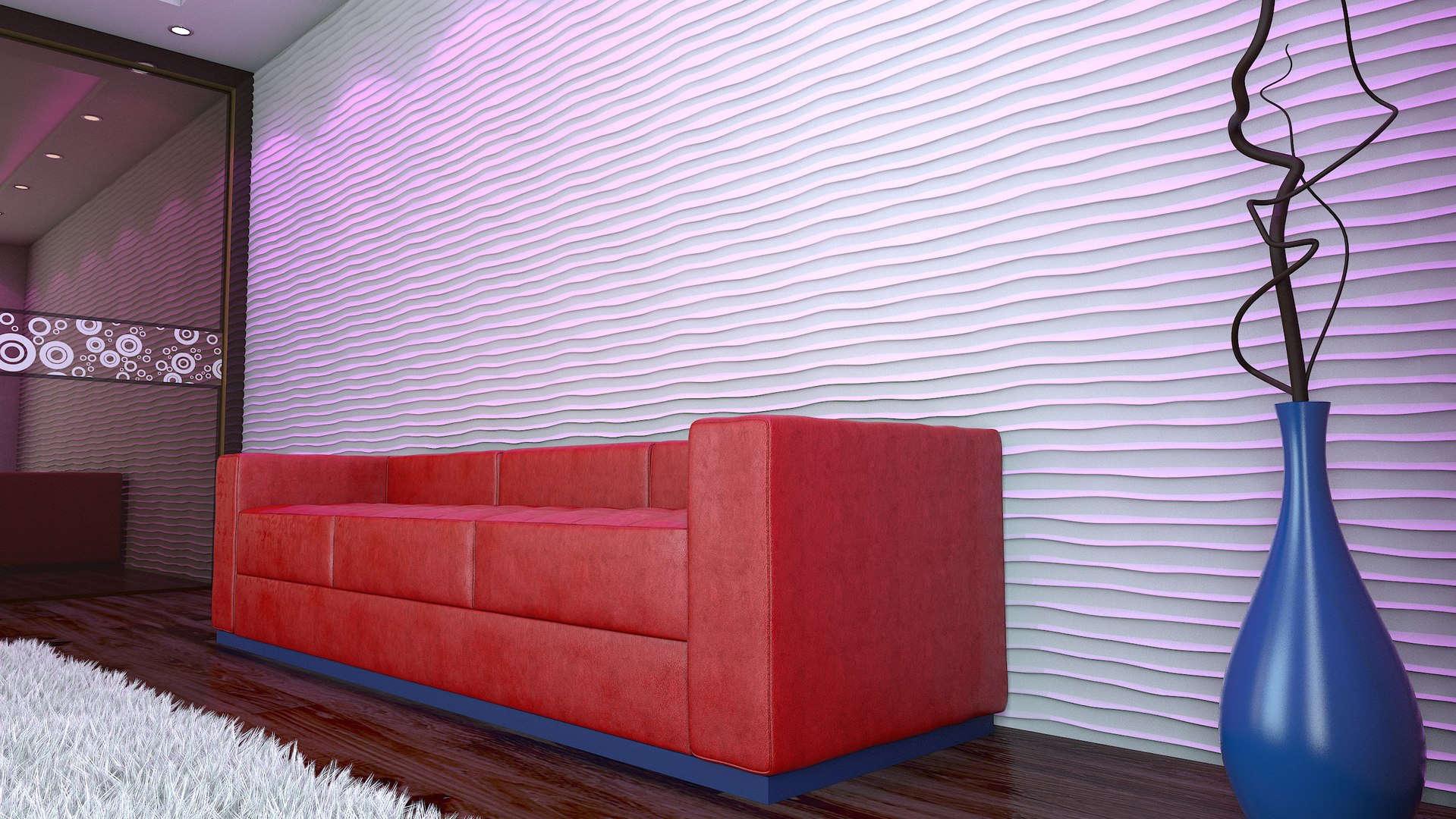 Wall Panel Sandy Ripples 3D Model - TurboSquid 1382820