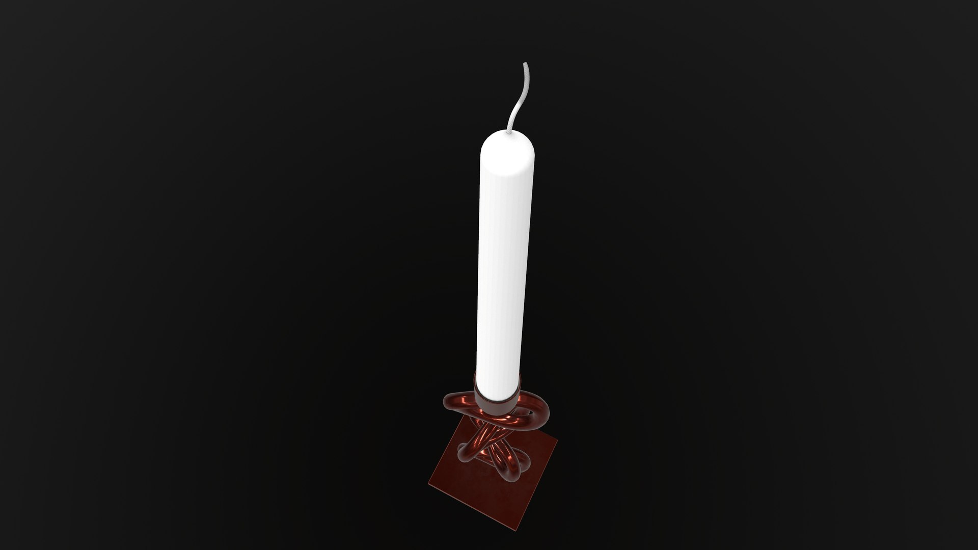 Candle Stick AR VR 3D Model - TurboSquid 1982106