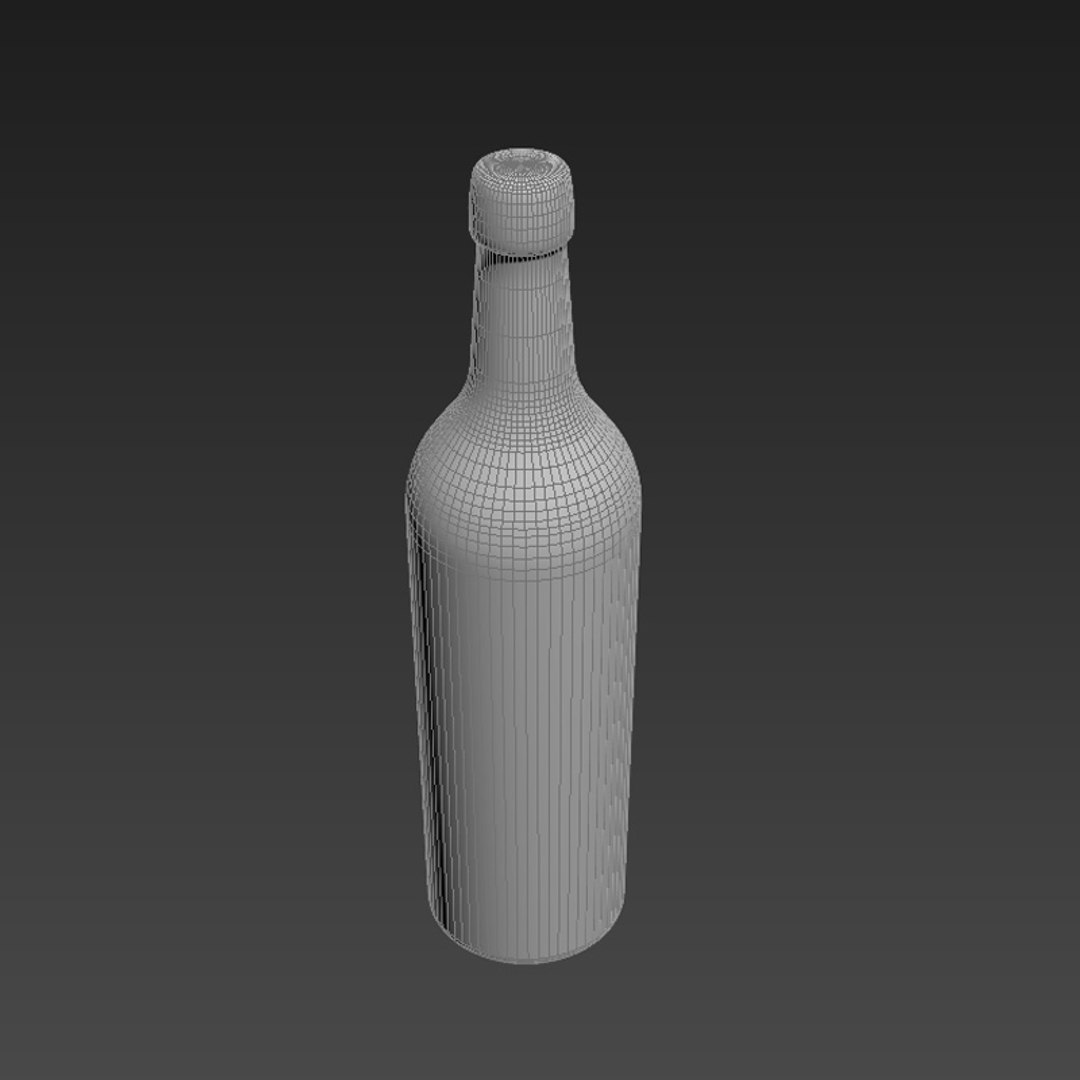 Portwine 777 Alcohol Drink Bottle Model - TurboSquid 1478324