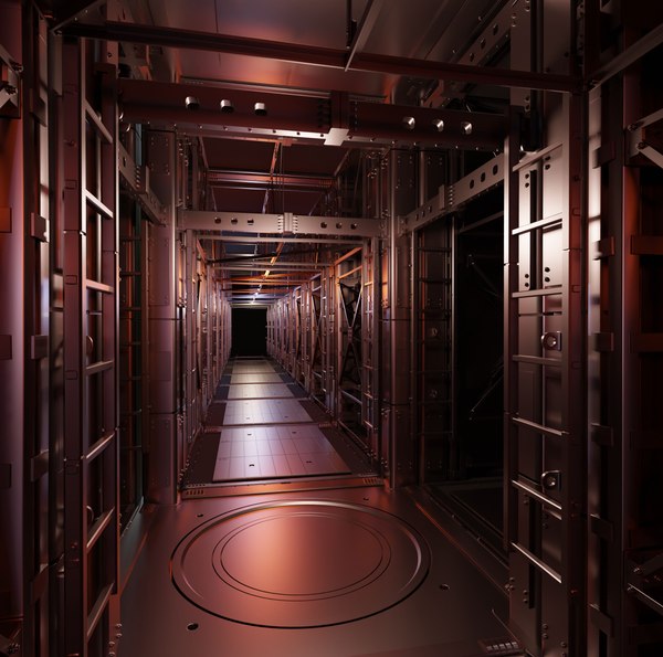 3D laboratory rooms corridor - TurboSquid 1304458