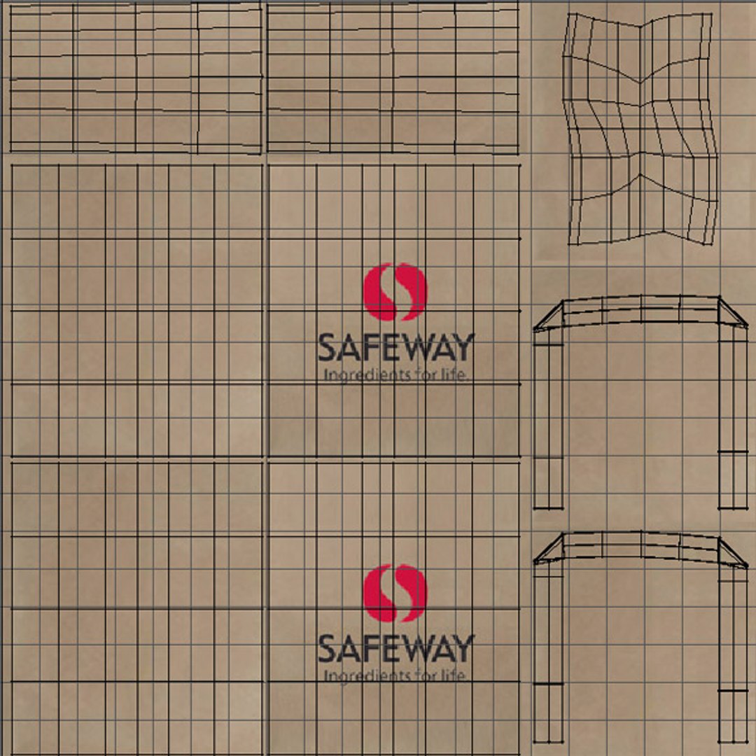 Paper Shopping Bag 3d Dxf