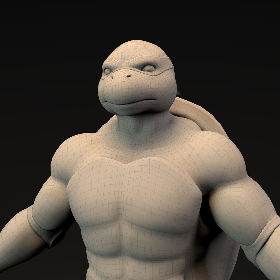 Ninja Turtle Basemesh Model - TurboSquid 2278016