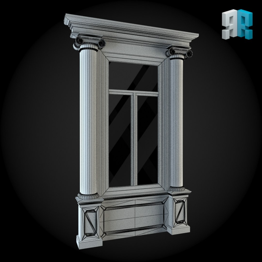 3d architectural modules model