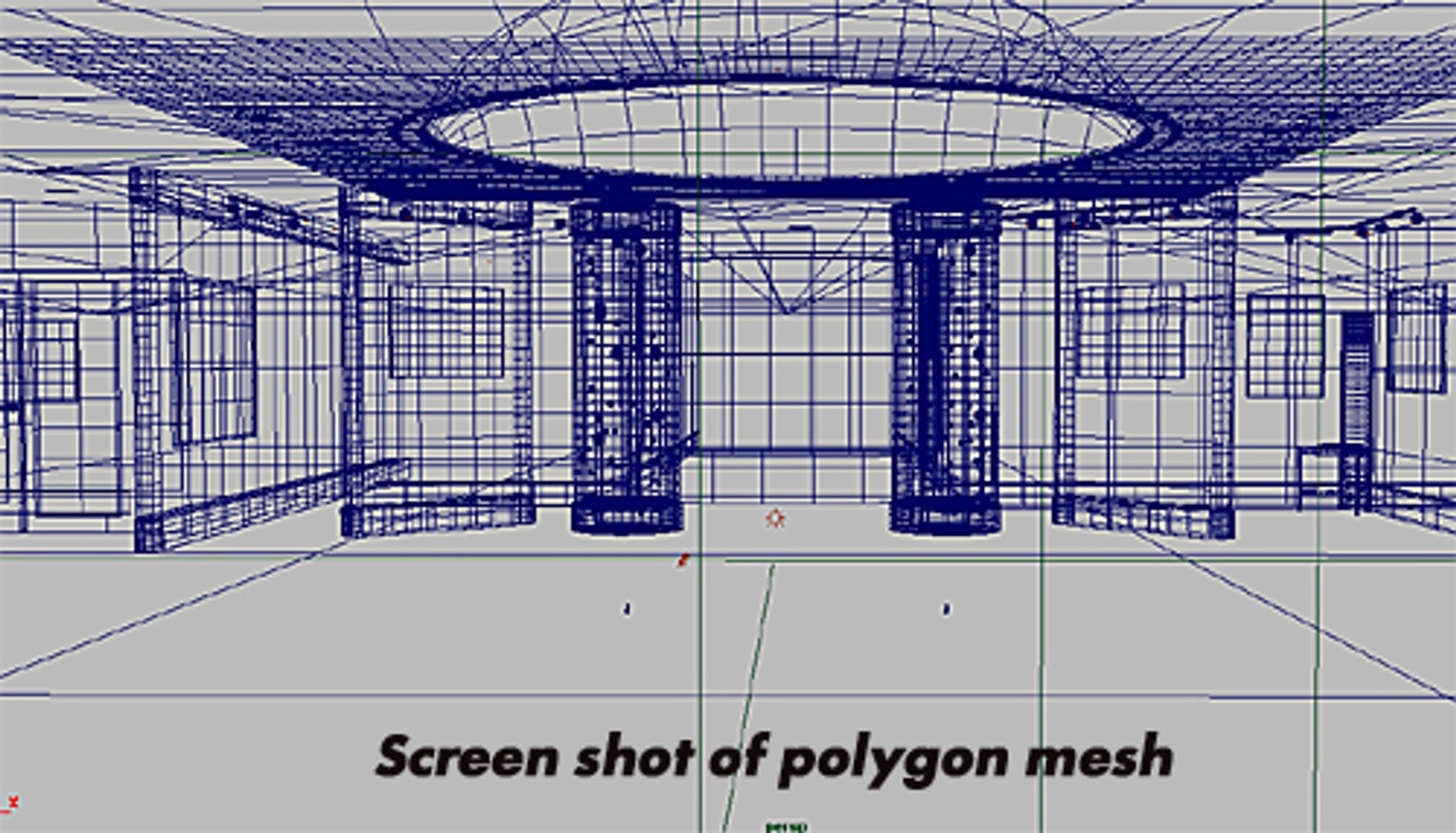 Interior Museum 3d Model