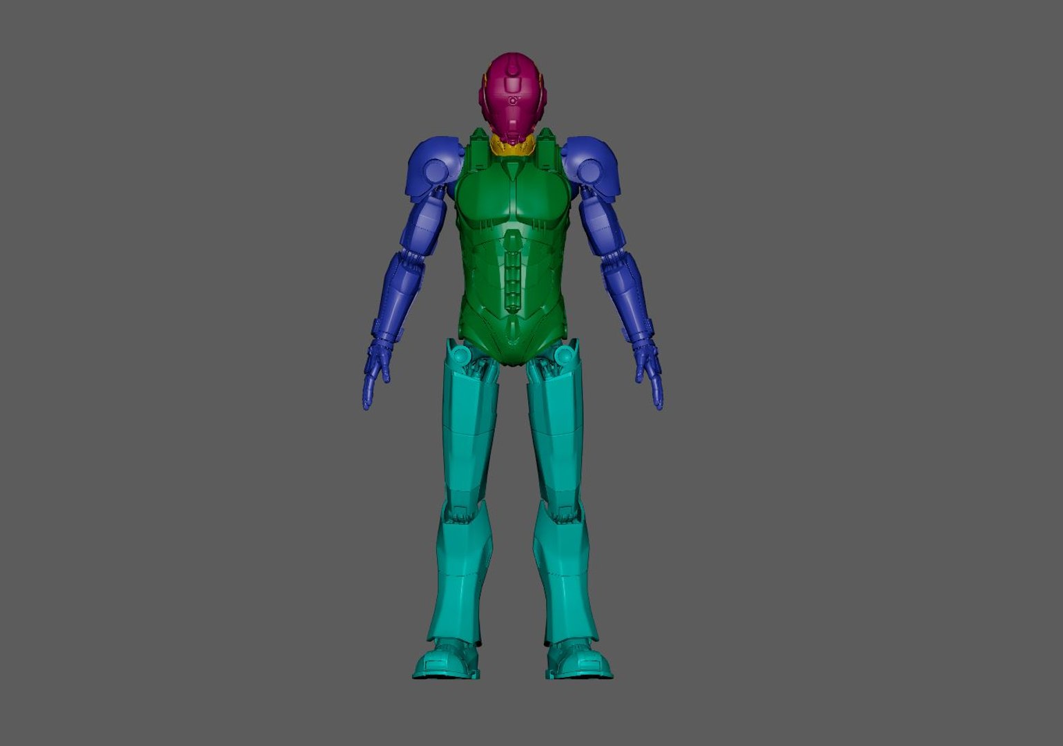 Android Sci-fi Police Robot Soldier Military 3D - TurboSquid 1725370