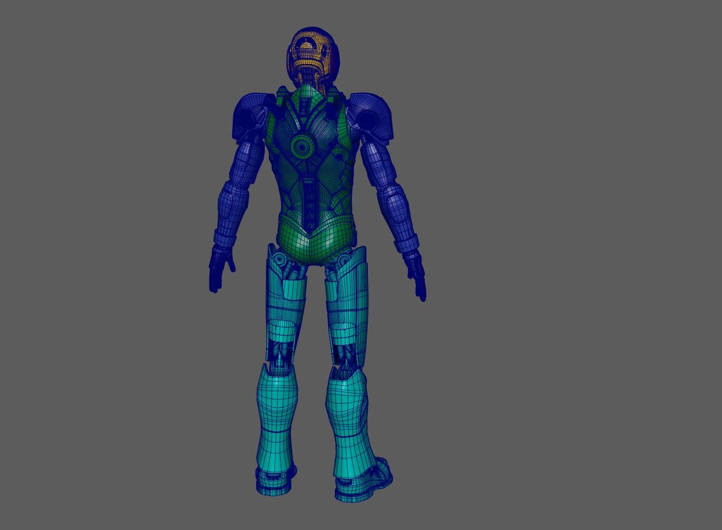 Android Sci-fi Police Robot Soldier Military 3D - TurboSquid 1725370