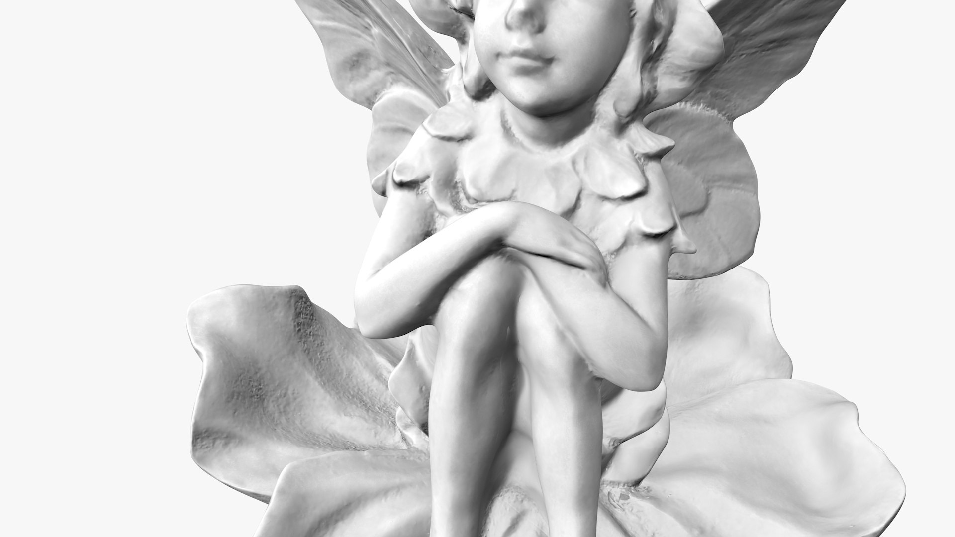 Fairy Statue 3D Model - TurboSquid 1440167