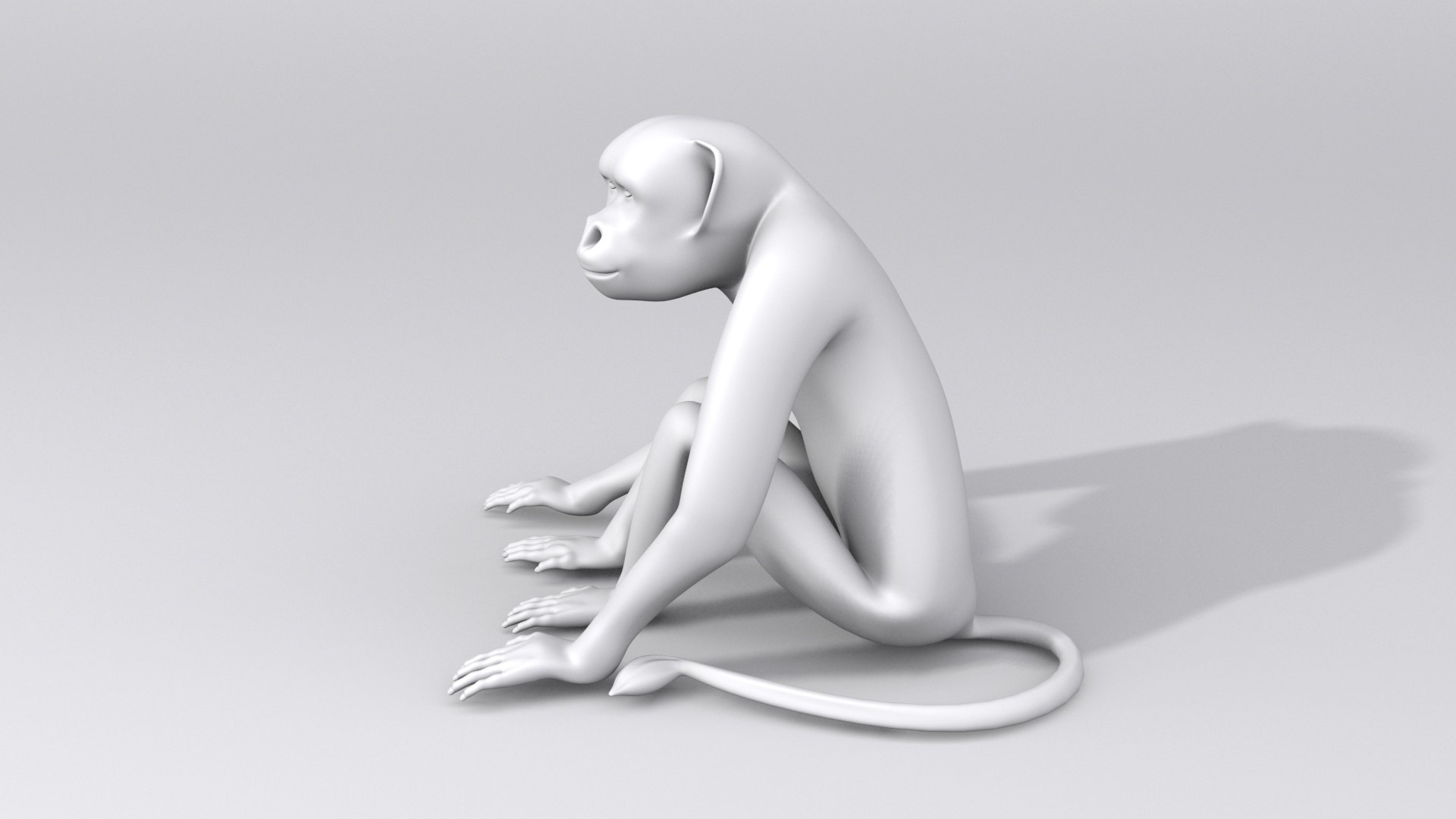 Monkey 3D Model - TurboSquid 1709304