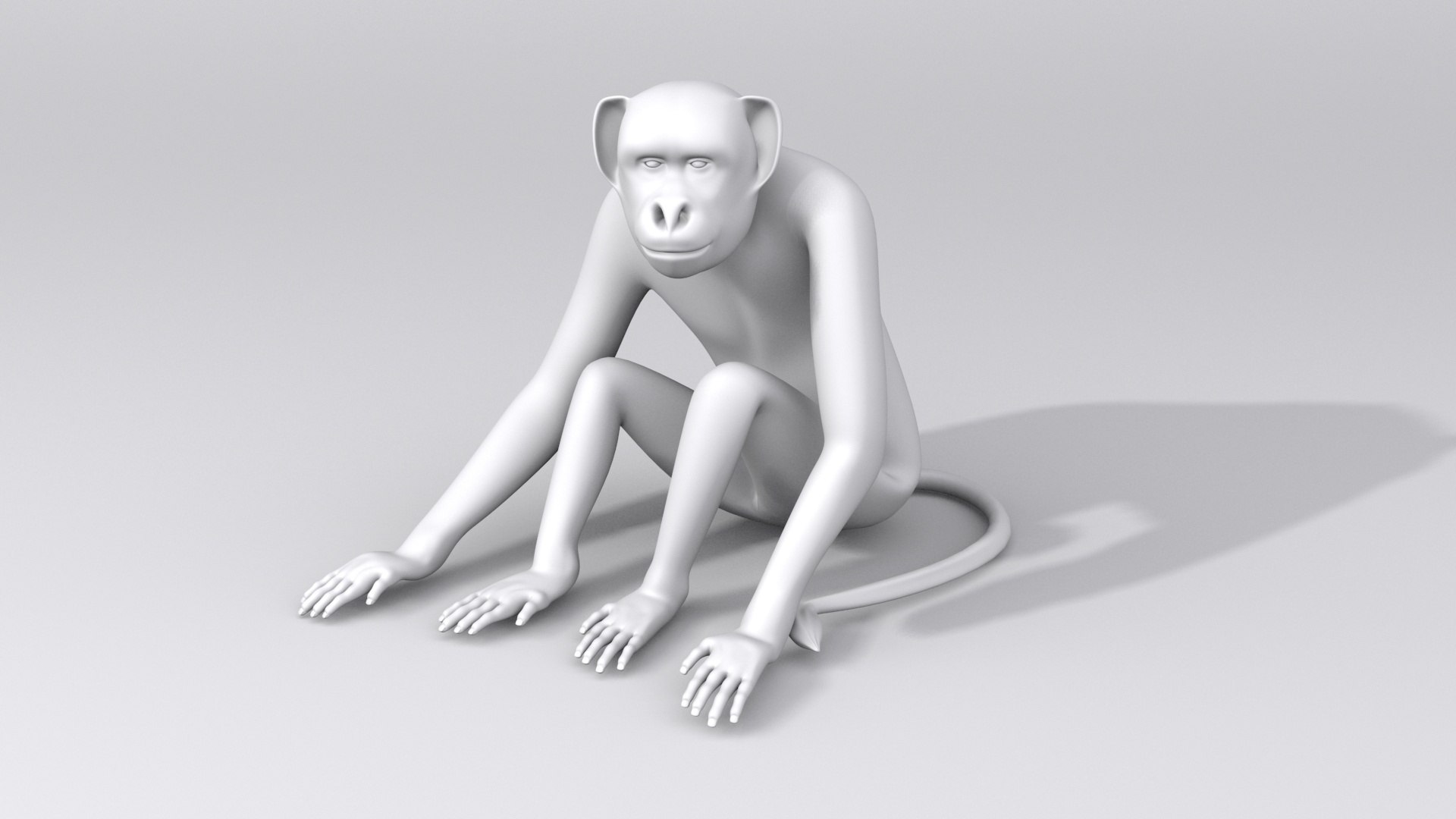 Monkey 3D Model - TurboSquid 1709304